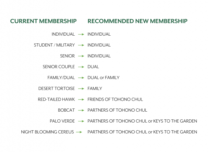 New Memberships - Tohono Chul - Tucson, AZ