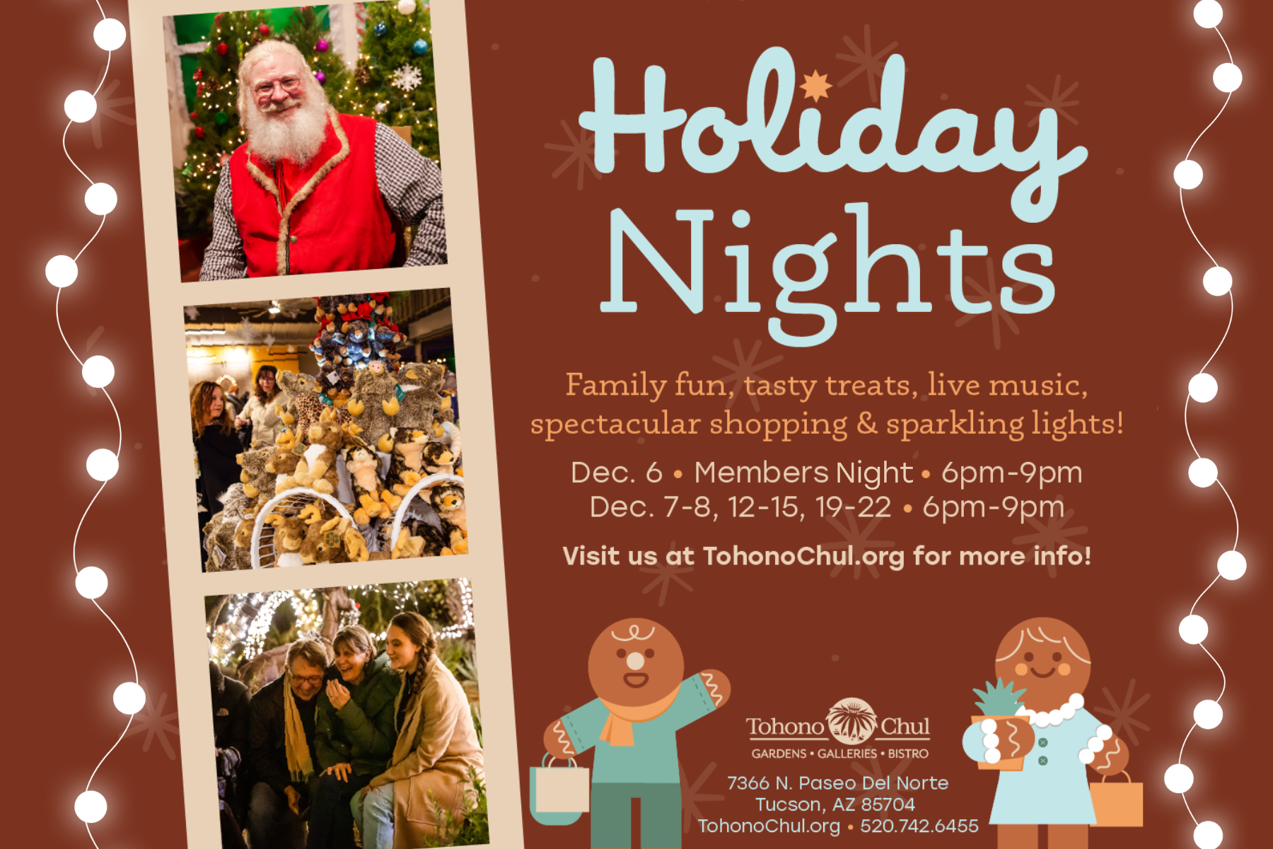 Holiday Nights 2024 - Tohono Chul - Tucson, AZ
